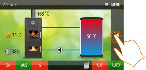 Der LUVANO® wasserführender Kaminofen mit Holzvergasertechnik